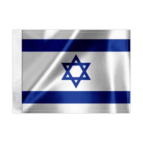 Premium Israel Flag For Motorcycles, Cars, And Trucks