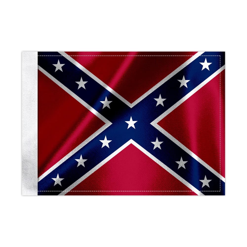 Vibrant Dixie Flag For Motorcycles Cars & Trucks