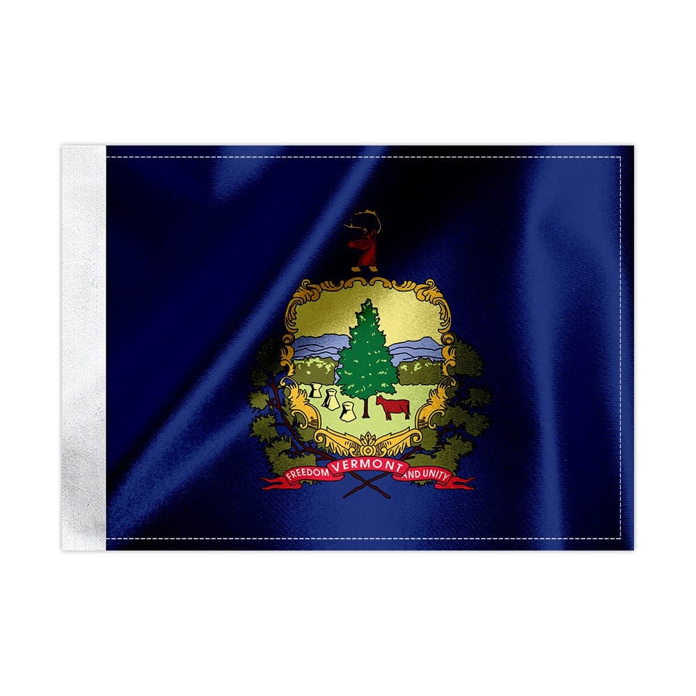 Vermont State Flag For Motorcycles, Cars, And Trucks