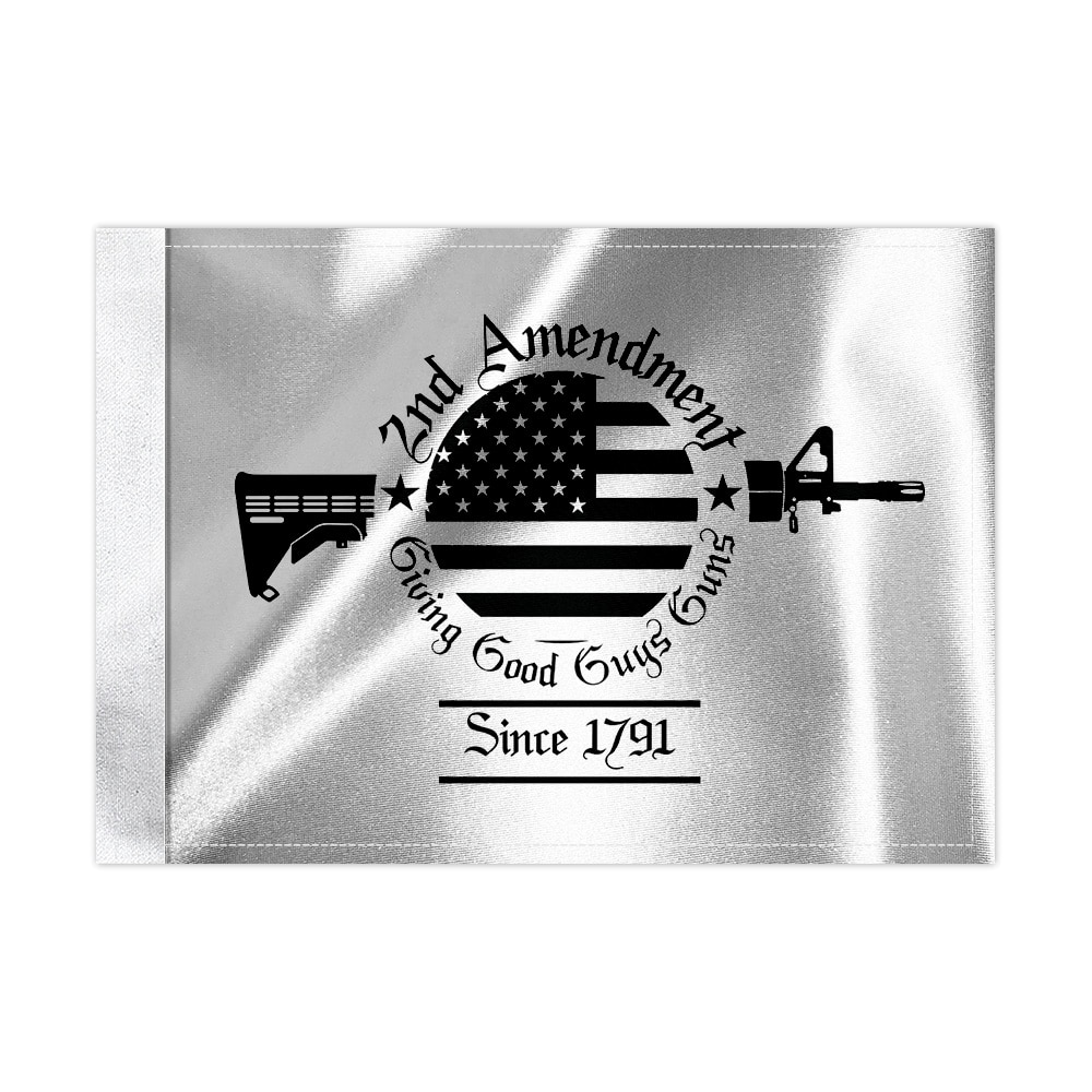 Vibrant 2nd Amendment Flag For X50 Flag Mounts #1 Mount